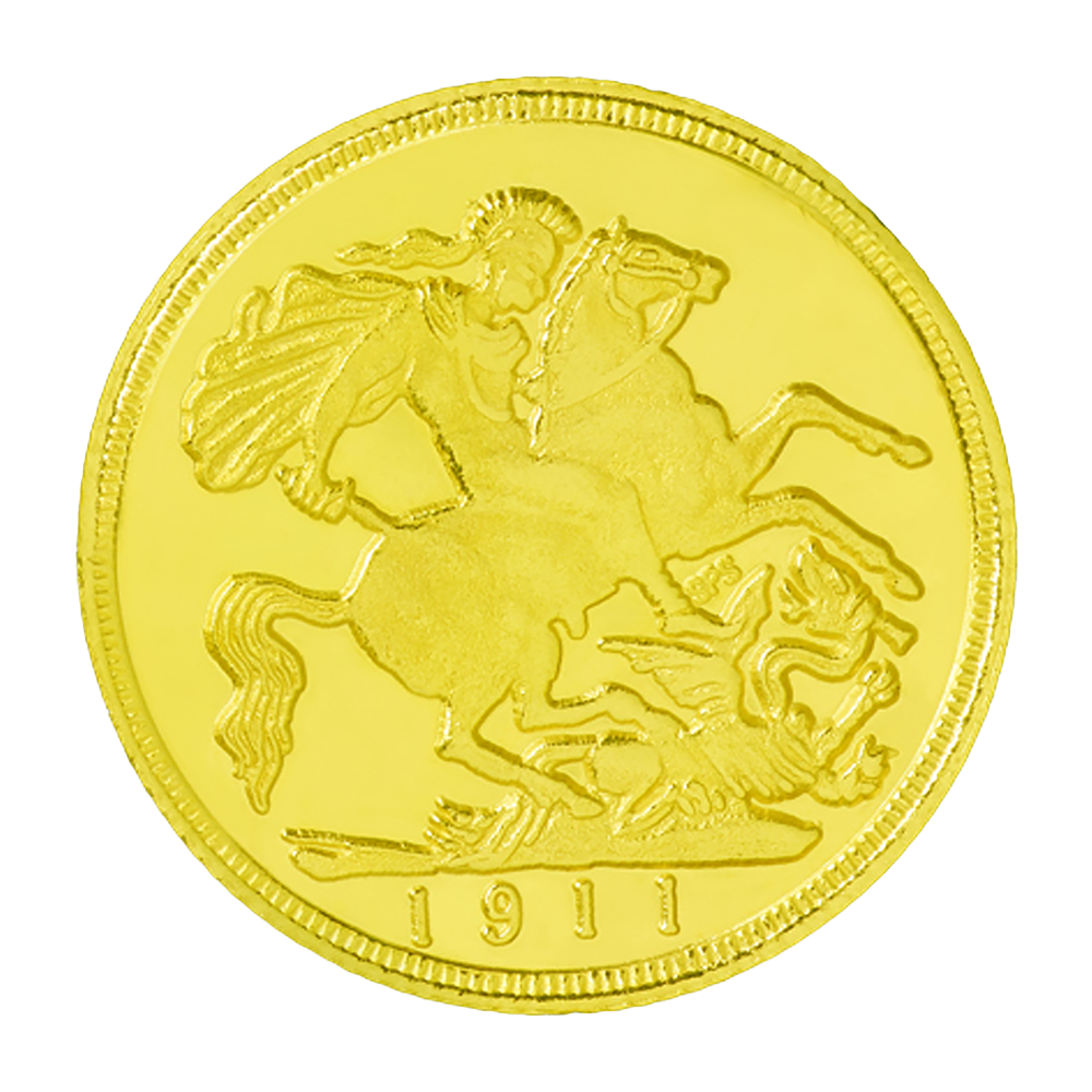 22kt 4g Georgivs Head Gold Coin – Bhima Jewellery
