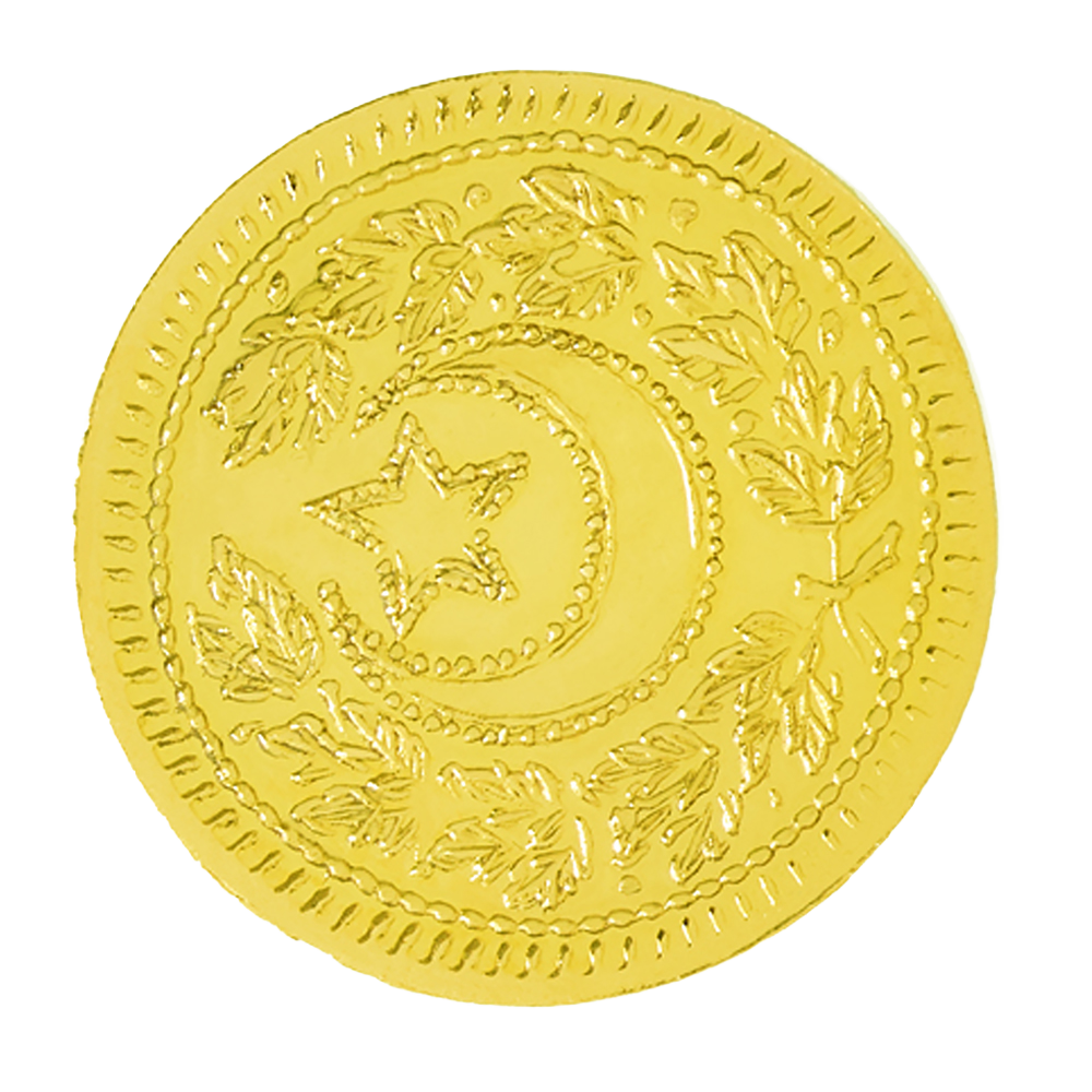 22kt 1g Moon Star Gold Coin – Bhima Jewellery