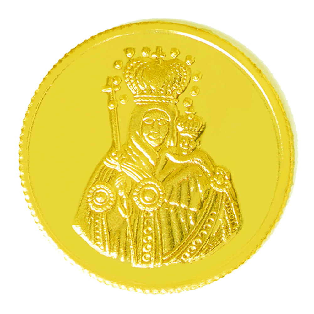 22kt 2g Mother Mary Gold Coin – Bhima Jewellery