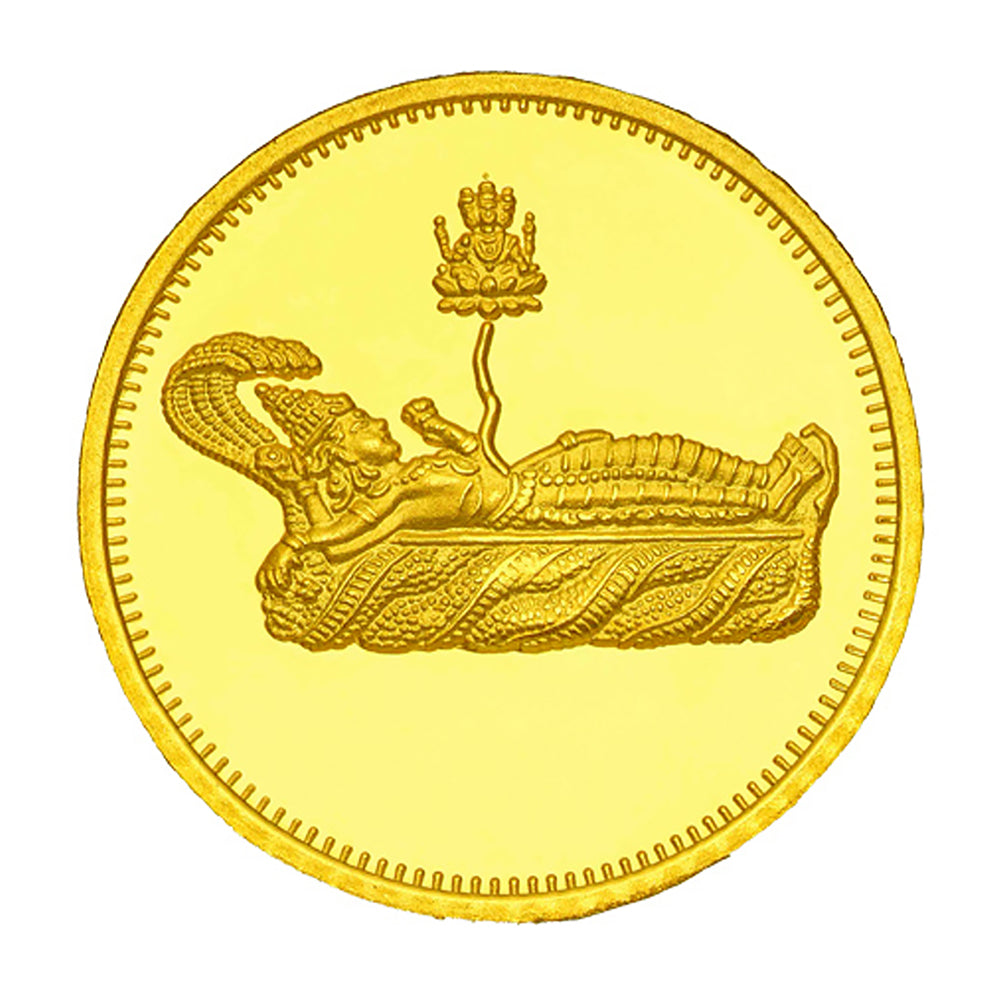 22kt 8g Lord Ananthapadmanabha Gold Coin – Bhima Jewellery